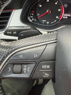 Grey Audi Q7 2016 in Kaunas, with an engine capacity of 3.00 L and mileage of 218 thousand km for 21800 €, photo 27 on AUTOMOTO.COM.LV
