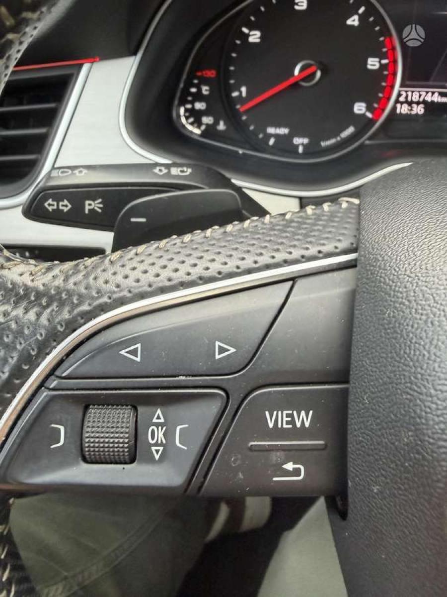 Grey Audi Q7 2016 in Kaunas, with an engine capacity of 3.00 L and mileage of 218 thousand km for 21800 €, photo 27 on AUTOMOTO.COM.LV