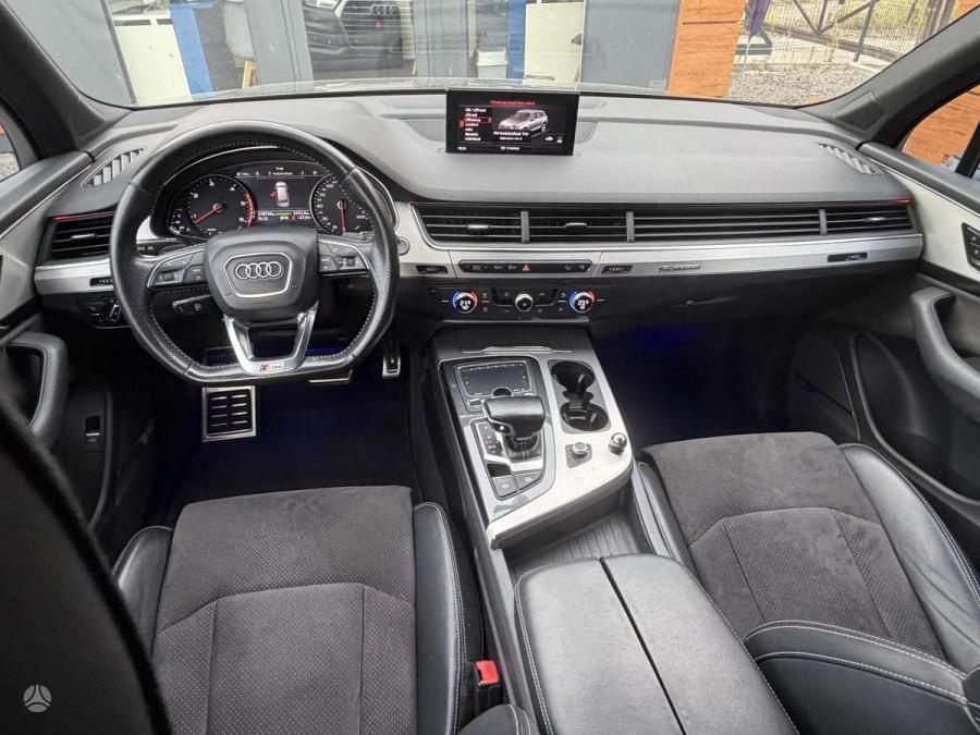 Grey Audi Q7 2016 in Kaunas, with an engine capacity of 3.00 L and mileage of 218 thousand km for 21800 €, photo 30 on AUTOMOTO.COM.LV