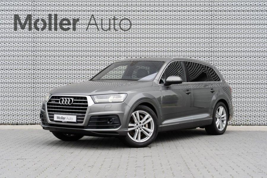 Pelēks Audi Q7 2016 Mārupe, ar dzinēja tilpumu 3.00 L un nobraukumu 195 tūkst. km par 27750 €, foto 1 vietnē AUTOMOTO.COM.LV