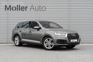 Grey Audi Q7 2016 in Riga, with an engine capacity of 3.00 L and mileage of 195 thousand km for 27750 €, photo 3 on AUTOMOTO.COM.LV