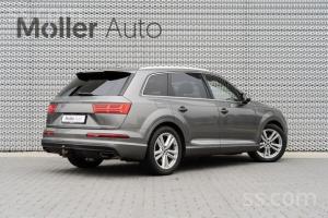 Grey Audi Q7 2016 in Riga, with an engine capacity of 3.00 L and mileage of 195 thousand km for 27750 €, photo 5 on AUTOMOTO.COM.LV
