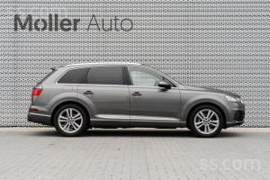 Grey Audi Q7 2016 in Riga, with an engine capacity of 3.00 L and mileage of 195 thousand km for 27750 €, photo 6 on AUTOMOTO.COM.LV