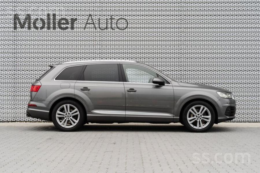 Grey Audi Q7 2016 in Riga, with an engine capacity of 3.00 L and mileage of 195 thousand km for 27750 €, photo 6 on AUTOMOTO.COM.LV
