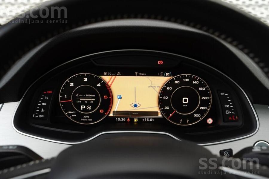 Grey Audi Q7 2016 in Riga, with an engine capacity of 3.00 L and mileage of 195 thousand km for 27750 €, photo 19 on AUTOMOTO.COM.LV