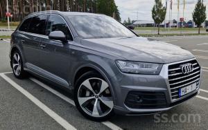 Grey Audi Q7 2016 in Riga, with an engine capacity of 3.00 L and mileage of 135 thousand km for 27800 €, photo 3 on AUTOMOTO.COM.LV
