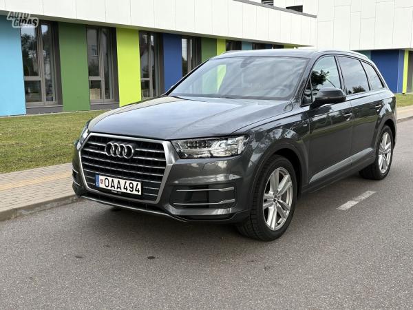 Pelēks Audi Q7 2016 Viļņa, ar dzinēja tilpumu 3.00 L un nobraukumu 321 tūkst. km par 19200 €, foto 3 vietnē AUTOMOTO.COM.LV