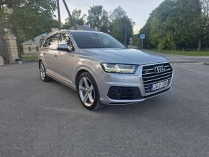Grey Audi Q7 2016 in Salcininkai, with an engine capacity of 2.97 L and mileage of 272 thousand km for 25500 €, photo 16 on AUTOMOTO.COM.LV
