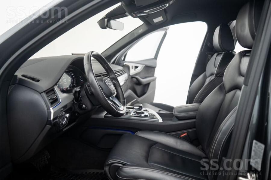 Grey Audi Q7 2016 in Tallinn, with an engine capacity of 3.00 L and mileage of 179 thousand km for 22999 €, photo 10 on AUTOMOTO.COM.LV