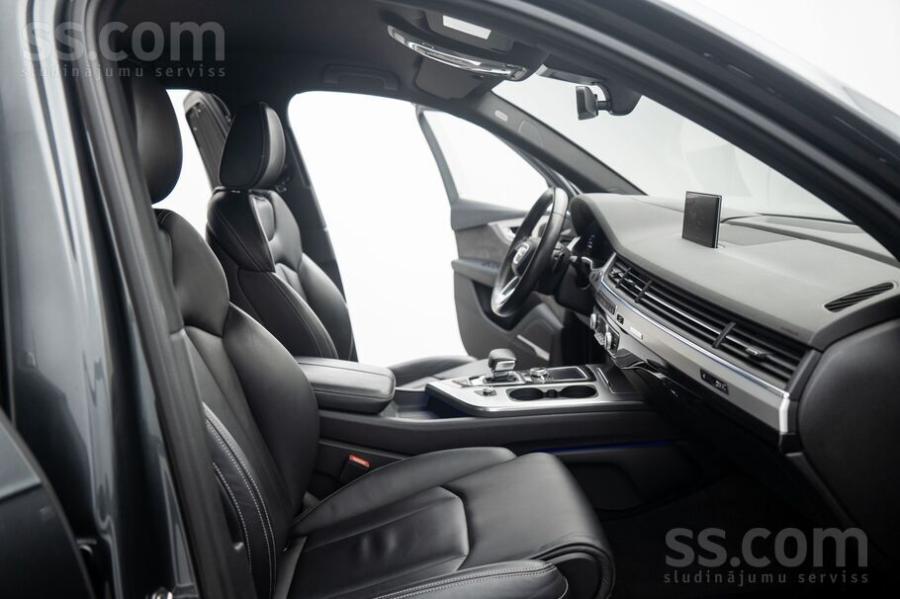 Grey Audi Q7 2016 in Tallinn, with an engine capacity of 3.00 L and mileage of 179 thousand km for 22999 €, photo 13 on AUTOMOTO.COM.LV