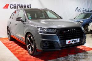 Grey Audi Q7 2017 in Riga, with an engine capacity of 4.00 L and mileage of 156 thousand km for 46500 €, photo 3 on AUTOMOTO.COM.LV