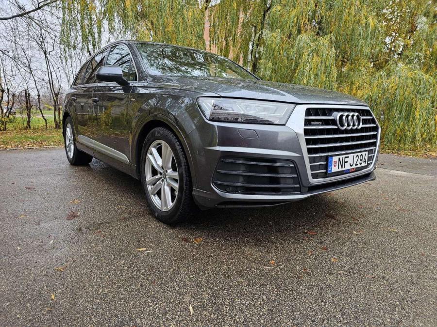 Pelēks Audi Q7 2017 Kretinga, ar dzinēja tilpumu 2.97 L un nobraukumu 283 tūkst. km par 24200 €, foto 1 vietnē AUTOMOTO.COM.LV
