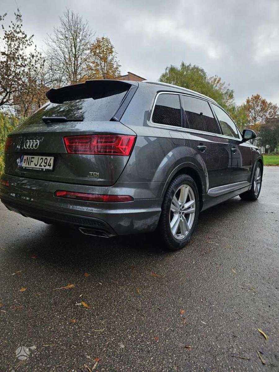 Pelēks Audi Q7 2017 Kretinga, ar dzinēja tilpumu 2.97 L un nobraukumu 283 tūkst. km par 24200 €, foto 6 vietnē AUTOMOTO.COM.LV