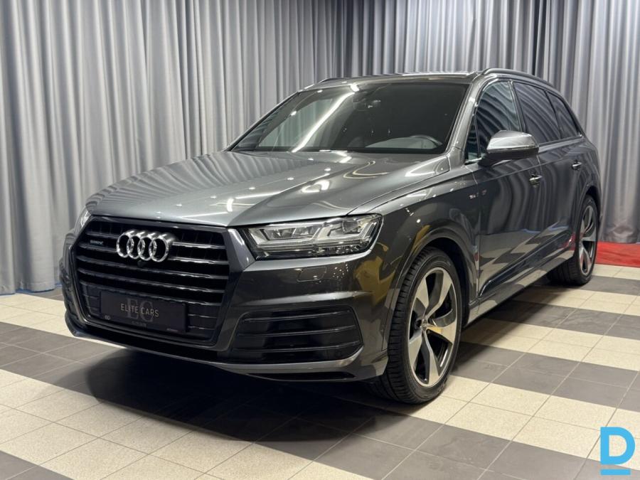 Pelēks Audi Q7 2017 Mārupe, ar dzinēja tilpumu 3.00 L un nobraukumu 189 tūkst. km par 25990 €, foto 1 vietnē AUTOMOTO.COM.LV