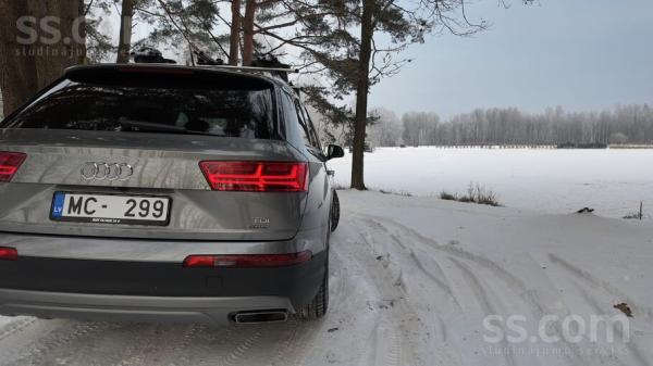 Pelēks Audi Q7 2017 Aizkraukle, ar dzinēja tilpumu 3.00 L un nobraukumu 344 tūkst. km par 23400 €, foto 2 vietnē AUTOMOTO.COM.LV