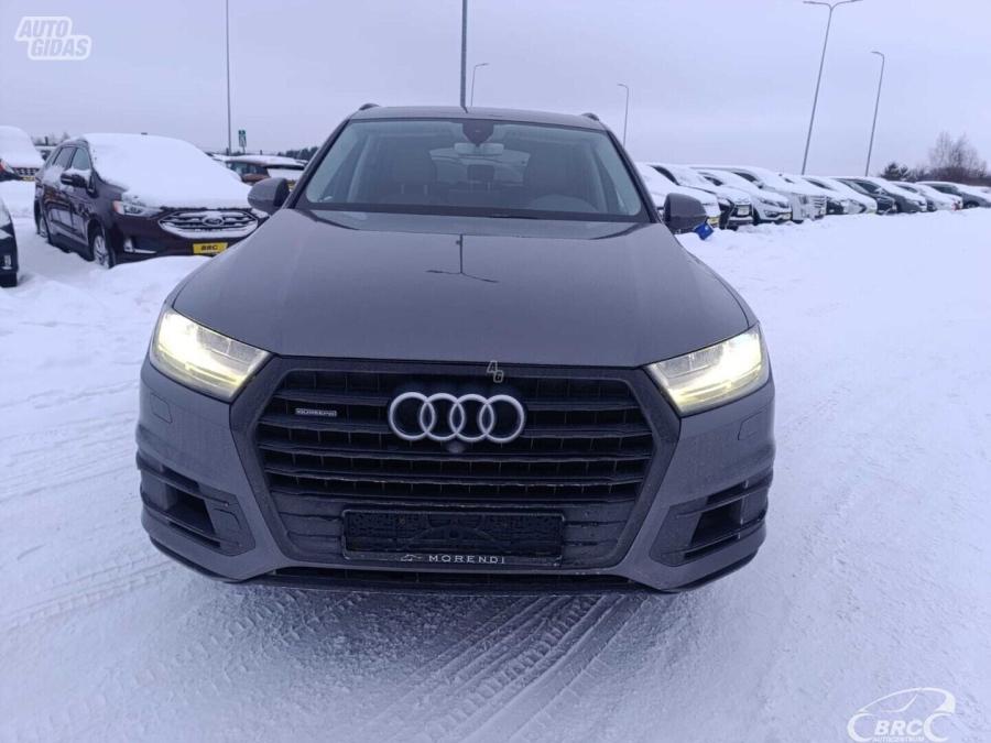 Grey Audi Q7 2017 in Avizieniai, with an engine capacity of 3.00 L and mileage of 199 thousand km for 19900 €, photo 8 on AUTOMOTO.COM.LV