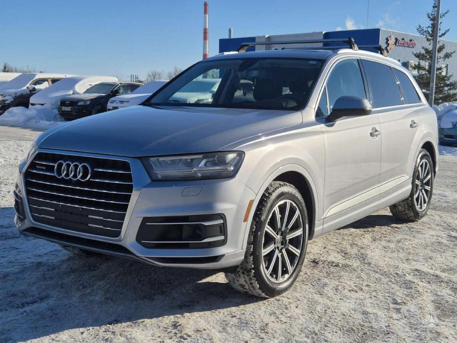 Grey Audi Q7 2017 in Klaipeda, with an engine capacity of 3.00 L and mileage of 270 thousand km for 14400 €, photo 3 on AUTOMOTO.COM.LV