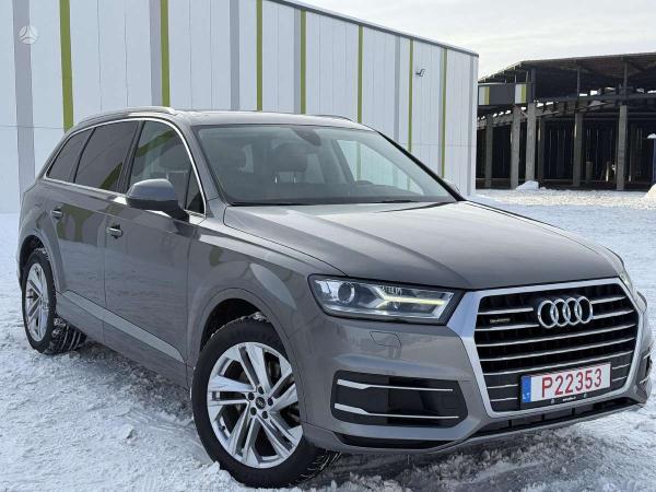 Grey Audi Q7 2017 in Raseiniai, with an engine capacity of 2.97 L and mileage of 202 thousand km for 23750 €, photo 2 on AUTOMOTO.COM.LV