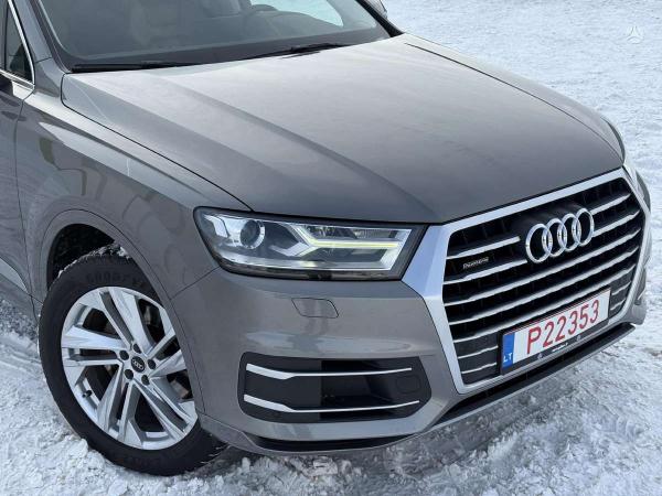 Grey Audi Q7 2017 in Raseiniai, with an engine capacity of 2.97 L and mileage of 202 thousand km for 23750 €, photo 4 on AUTOMOTO.COM.LV