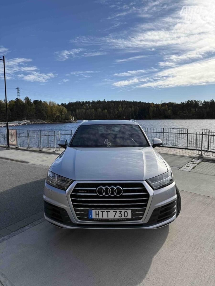 Grey Audi Q7 2017 in Taurage, with an engine capacity of 3.00 L and mileage of 170 thousand km for 26400 €, photo 1 on AUTOMOTO.COM.LV