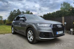 Grey Audi Q7 2017 in Riga, with an engine capacity of 3.00 L and mileage of 299 thousand km for 21950 €, photo 3 on AUTOMOTO.COM.LV
