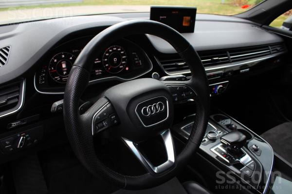 Pelēks Audi Q7 2017 Rīga, ar dzinēja tilpumu 3.00 L un nobraukumu 299 tūkst. km par 21950 €, foto 8 vietnē AUTOMOTO.COM.LV