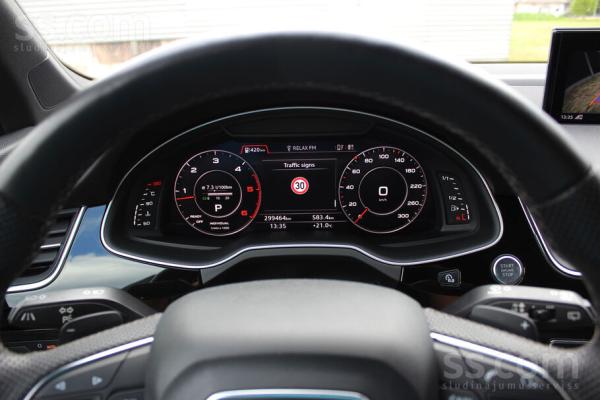 Pelēks Audi Q7 2017 Rīga, ar dzinēja tilpumu 3.00 L un nobraukumu 299 tūkst. km par 21950 €, foto 9 vietnē AUTOMOTO.COM.LV