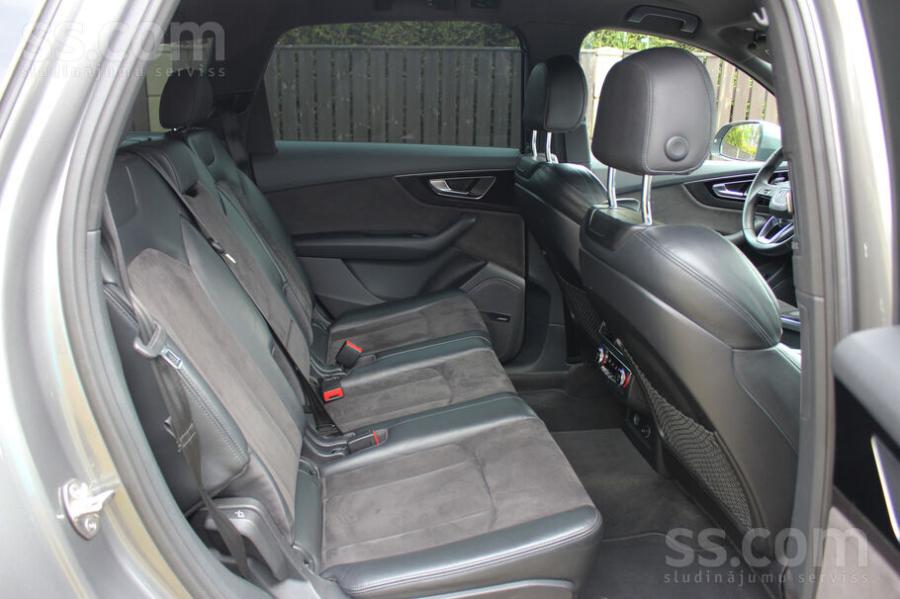 Grey Audi Q7 2017 in Riga, with an engine capacity of 3.00 L and mileage of 299 thousand km for 21950 €, photo 14 on AUTOMOTO.COM.LV