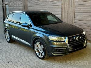 Pelēks Audi Q7 2017 Jelgava, ar dzinēja tilpumu 4.00 L un nobraukumu 237 tūkst. km par 36500 €, foto  vietnē AUTOMOTO.COM.LV