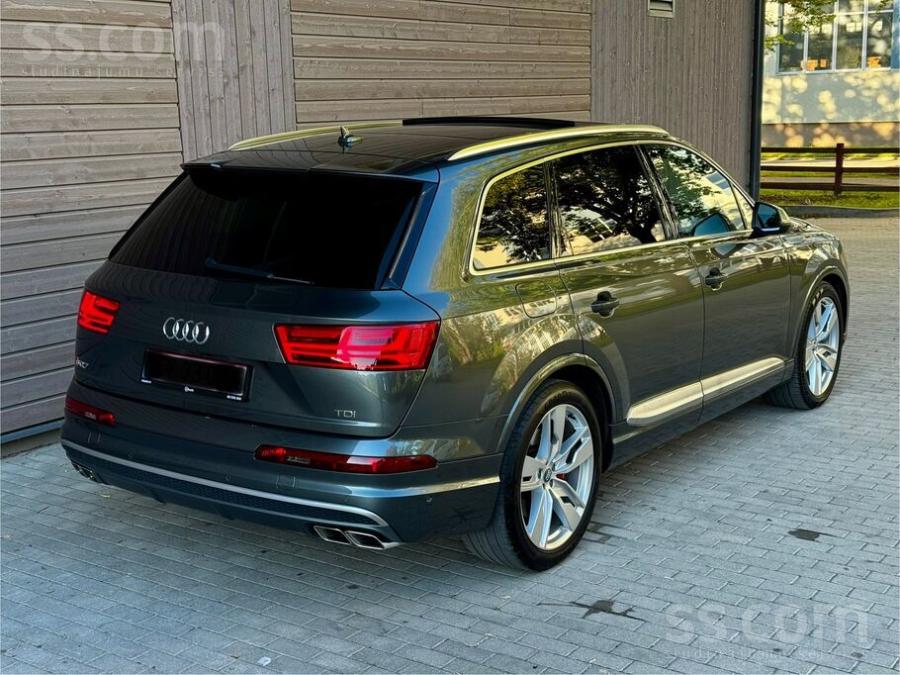 Pelēks Audi Q7 2017 Jelgava, ar dzinēja tilpumu 4.00 L un nobraukumu 237 tūkst. km par 36500 €, foto 3 vietnē AUTOMOTO.COM.LV