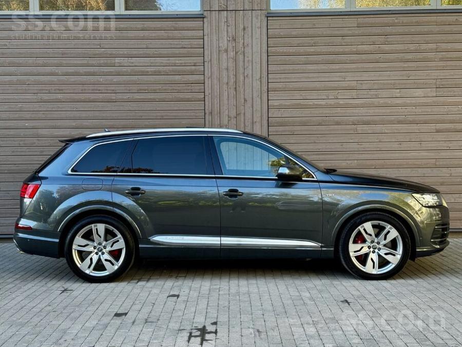 Pelēks Audi Q7 2017 Jelgava, ar dzinēja tilpumu 4.00 L un nobraukumu 237 tūkst. km par 36500 €, foto 4 vietnē AUTOMOTO.COM.LV