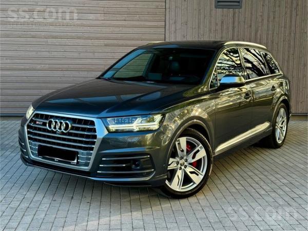 Grey Audi Q7 2017 in Jelgava, with an engine capacity of 4.00 L and mileage of 237 thousand km for 36500 €, photo 5 on AUTOMOTO.COM.LV