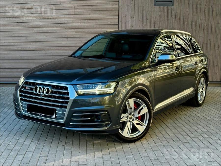 Pelēks Audi Q7 2017 Jelgava, ar dzinēja tilpumu 4.00 L un nobraukumu 237 tūkst. km par 36500 €, foto 6 vietnē AUTOMOTO.COM.LV
