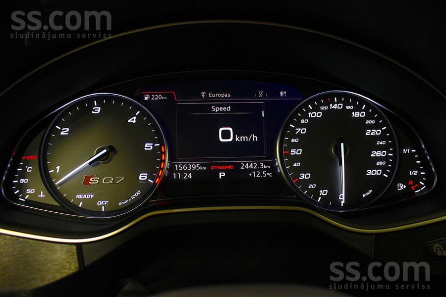 Pelēks Audi Q7 2017 Rīga, ar dzinēja tilpumu 4.00 L un nobraukumu 156 tūkst. km par 46500 €, foto 14 vietnē AUTOMOTO.COM.LV