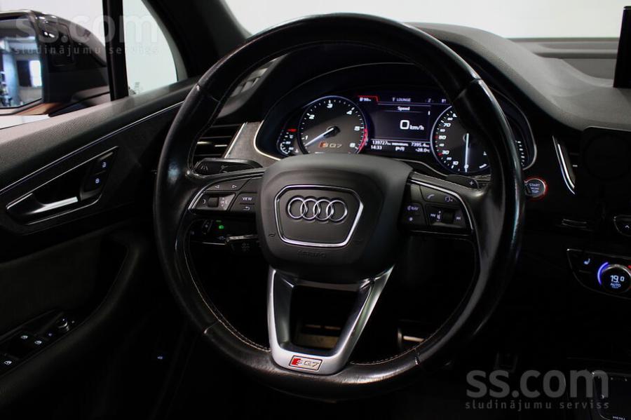 Pelēks Audi Q7 2017 Rīga, ar dzinēja tilpumu 4.00 L un nobraukumu 156 tūkst. km par 46500 €, foto 31 vietnē AUTOMOTO.COM.LV