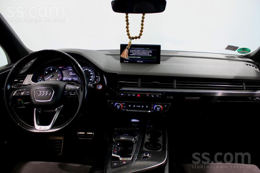 Pelēks Audi Q7 2017 Rīga, ar dzinēja tilpumu 4.00 L un nobraukumu 156 tūkst. km par 46500 €, foto 32 vietnē AUTOMOTO.COM.LV