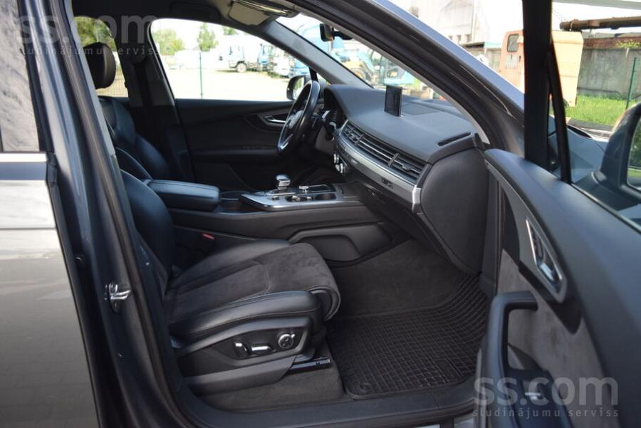 Grey Audi Q7 2017 in Riga, with an engine capacity of 3.00 L and mileage of 351 thousand km for 19000 €, photo 16 on AUTOMOTO.COM.LV