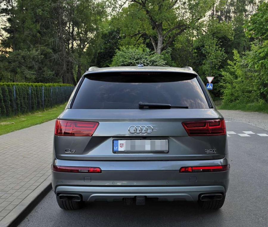 Pelēks Audi Q7 2017 Viļņa, ar dzinēja tilpumu 3.00 L un nobraukumu 300 tūkst. km par 11800 €, foto 7 vietnē AUTOMOTO.COM.LV