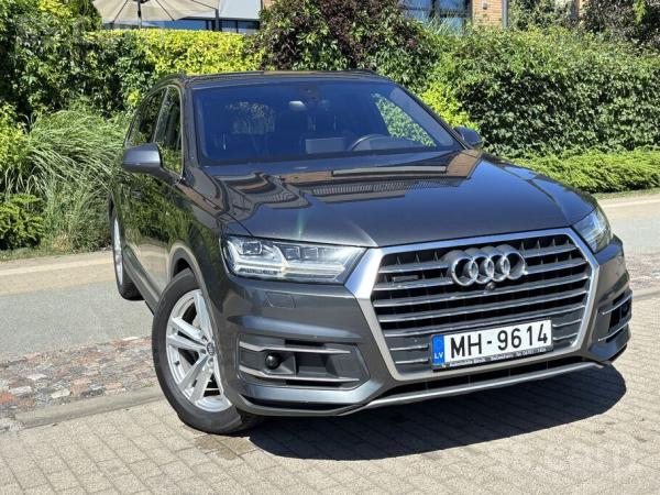Grey Audi Q7 2017 in Riga, with an engine capacity of 3.00 L and mileage of 276 thousand km for 21450 €, photo 2 on AUTOMOTO.COM.LV