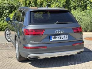 Grey Audi Q7 2017 in Riga, with an engine capacity of 3.00 L and mileage of 276 thousand km for 21450 €, photo 5 on AUTOMOTO.COM.LV