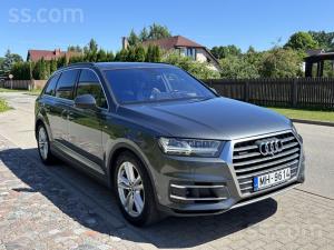 Grey Audi Q7 2017 in Riga, with an engine capacity of 3.00 L and mileage of 276 thousand km for 21450 €, photo 6 on AUTOMOTO.COM.LV