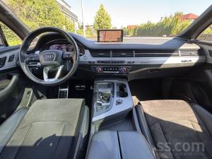 Grey Audi Q7 2017 in Riga, with an engine capacity of 3.00 L and mileage of 276 thousand km for 21450 €, photo 10 on AUTOMOTO.COM.LV