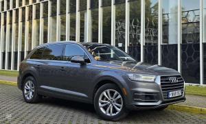 Grey Audi Q7 2017 in Vilnius, with an engine capacity of 3.00 L and mileage of 300 thousand km for 13200 €, photo 6 on AUTOMOTO.COM.LV