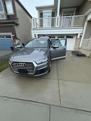 Grey Audi Q7 2017 in Klaipeda, with an engine capacity of 3.00 L and mileage of 155 thousand km for 21800 €, photo  on AUTOMOTO.COM.LV