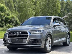 Grey Audi Q7 2017 in Utena, with an engine capacity of 4.00 L and mileage of 202 thousand km for 30900 €, photo  on AUTOMOTO.COM.LV