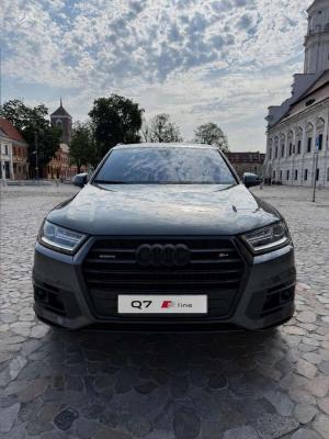 Grey Audi Q7 2017 in Kaunas, with an engine capacity of 2.97 L and mileage of 270 thousand km for 26500 €, photo 7 on AUTOMOTO.COM.LV