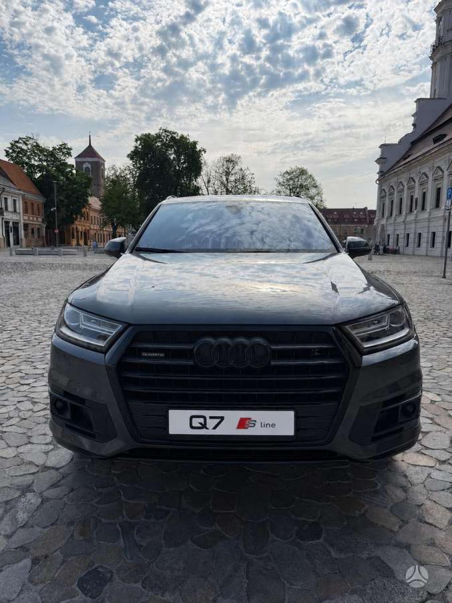Grey Audi Q7 2017 in Kaunas, with an engine capacity of 2.97 L and mileage of 270 thousand km for 26500 €, photo 8 on AUTOMOTO.COM.LV