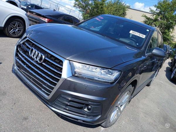 Grey Audi Q7 2017 in Vilnius, with an engine capacity of 3.00 L and mileage of 170 thousand km for 10200 €, photo 1 on AUTOMOTO.COM.LV