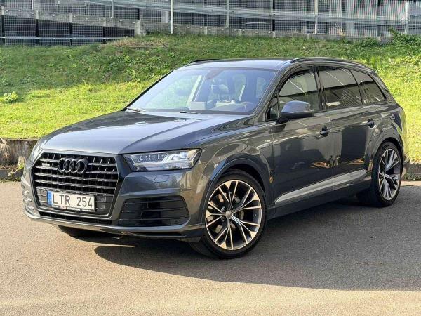 Pelēks Audi Q7 2017 Šalčininkai, ar dzinēja tilpumu 2.97 L un nobraukumu 353 tūkst. km par 23000 €, foto 1 vietnē AUTOMOTO.COM.LV
