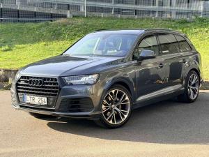 Grey Audi Q7 2017 in Salcininkai, with an engine capacity of 2.97 L and mileage of 353 thousand km for 23000 €, photo  on AUTOMOTO.COM.LV